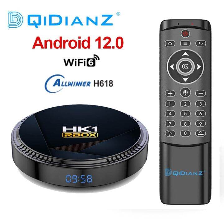 128GB HK1 RBOX H8 Android 12 TV Box Allwinner H618 16GB 32GB 64GB TV ...