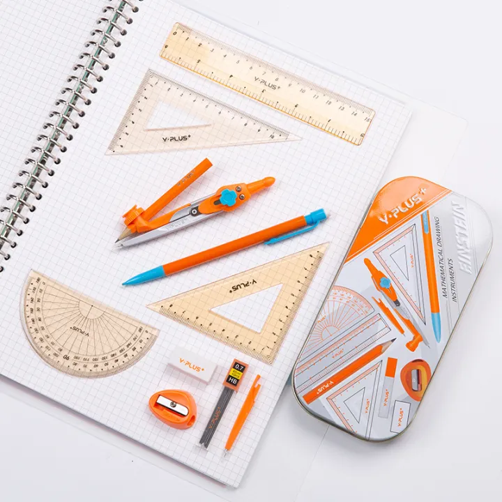 British yplus compass, ruler, triangle, student's multifunctional set ...