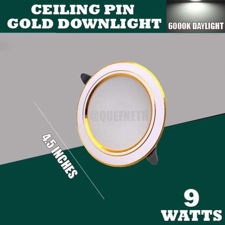 LED Downlight 5 Watts Ultra-Bright Light Tri Color Ceiling Pin Light ...