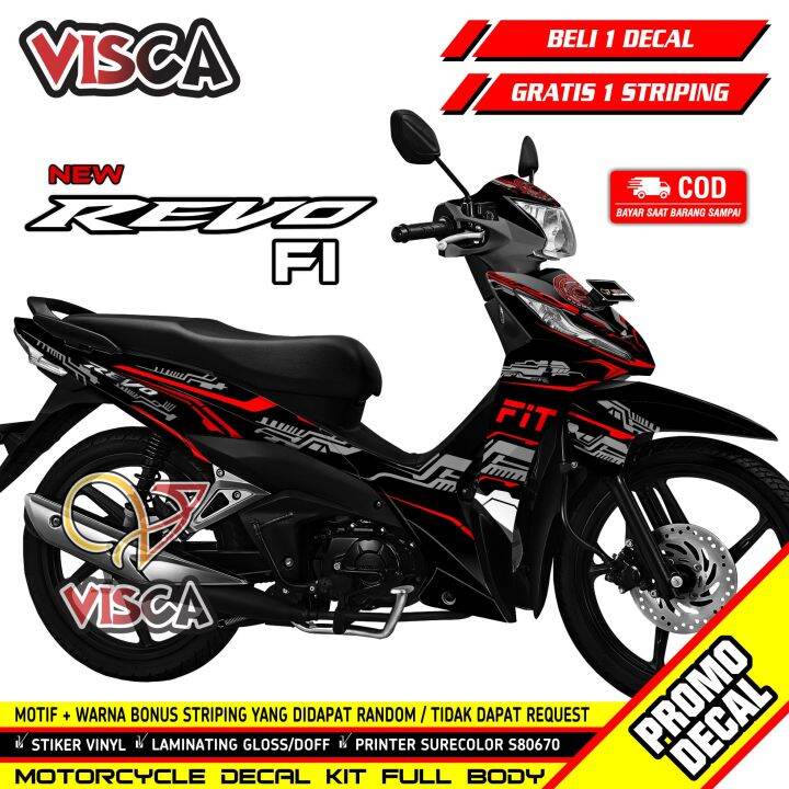 【Beli 1 Gratis 1】Decal Revo Fit Injeksi Full Body - Stiker Revo Fit ...