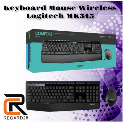 Keyboard Mouse wireless Logitech MK345 MK 345 | Lazada Indonesia