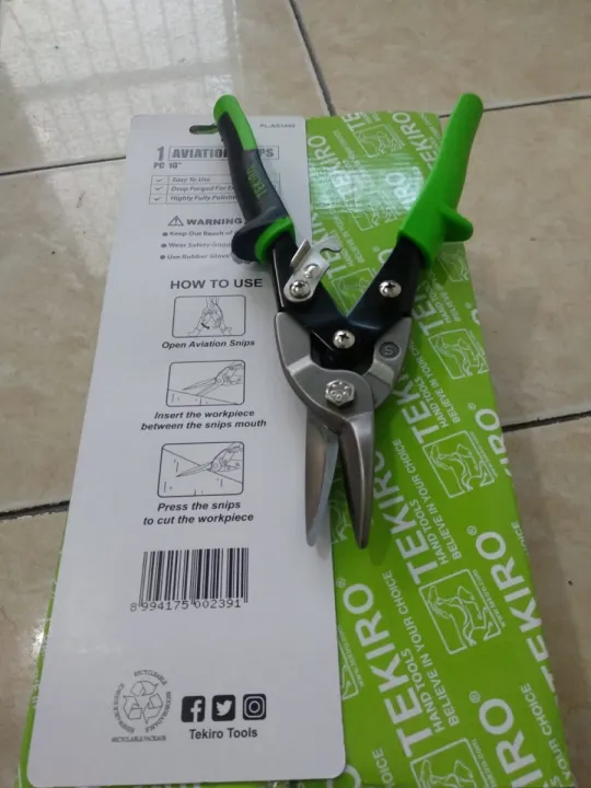 TEKIRO GUNTING BAJA RINGAN 10 INCH / GUNTING HOLLOW SENG 10 ...