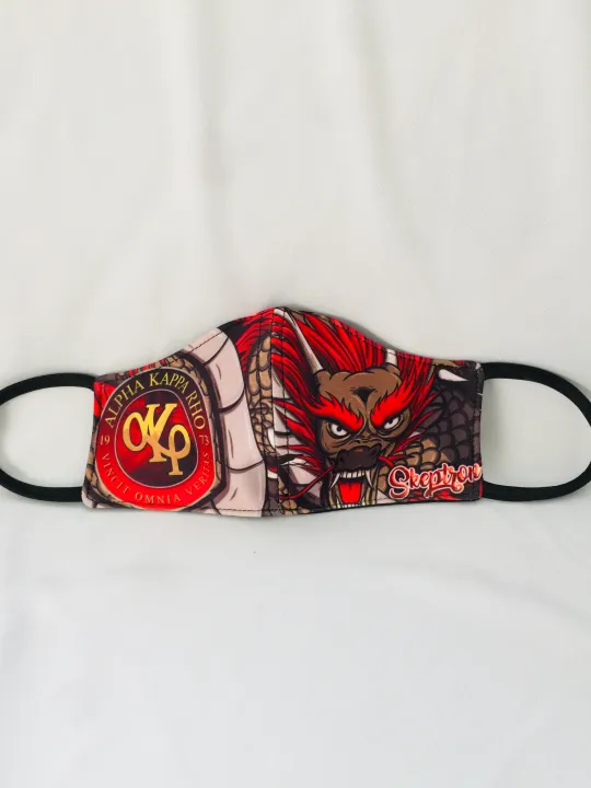 AKP VERSION 2 RED DRAGON FACE MASK ALPHA KAPPA RHO | Lazada PH