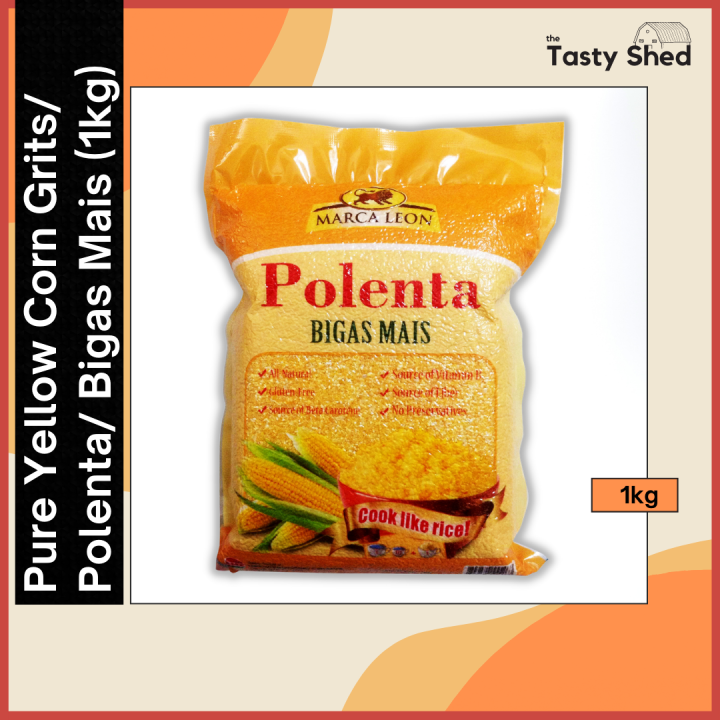 Pure Yellow Corn Grits/ Polenta/ Bigas Mais (1kg) | Lazada PH