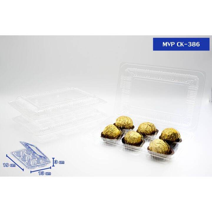 [CK-386] กล่องใส OPS ทรงเหลี่ยม ขนาด 13 x 19 x 3 ซม. (บรรจุ 100 ใบ/แพ็ค ...