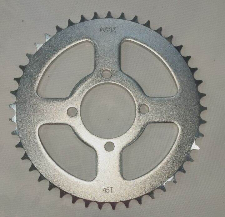 OKK Rear Sprocket (428) 45T for Raider 150 (Old model), Smash, Shogun ...