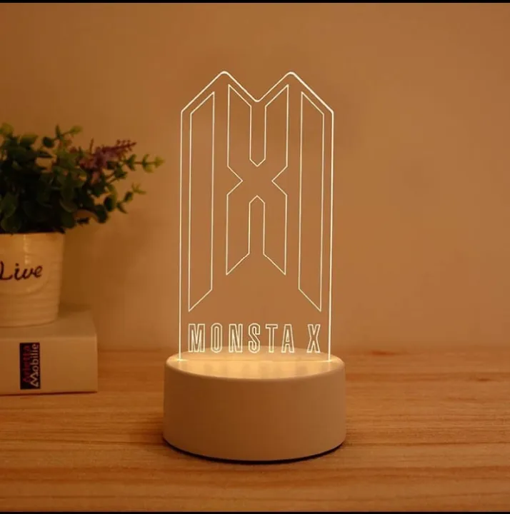 KPOP GROUP 3D Creative Led Lamp [MonstaX] | Lazada PH
