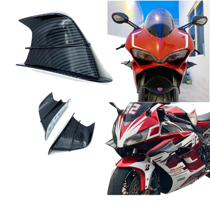 REYGEAK Winglet Kits Aerodynamic For Ducati Panigale V2 V4 ZX-25R R6 ...