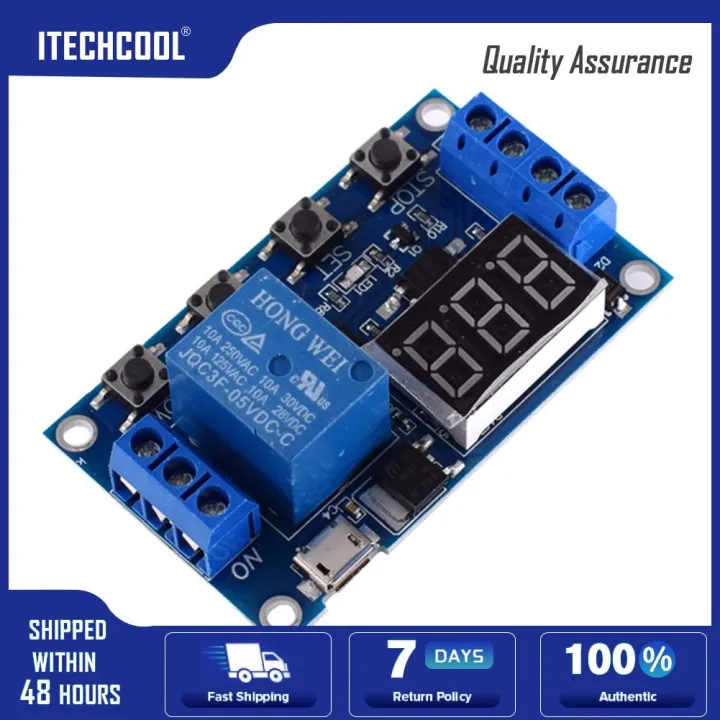 1-Way Relay Module Delay Power Off Trigger Delay Timer Circuit Switch Board | Lazada PH