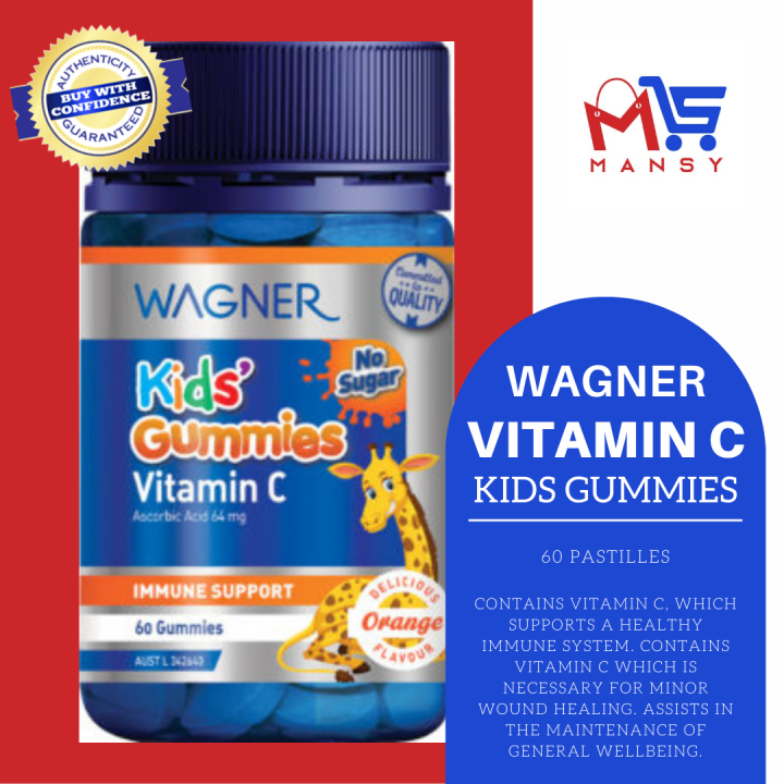 Wagner Kids' Gummies Vitamin C - Orange | Lazada PH