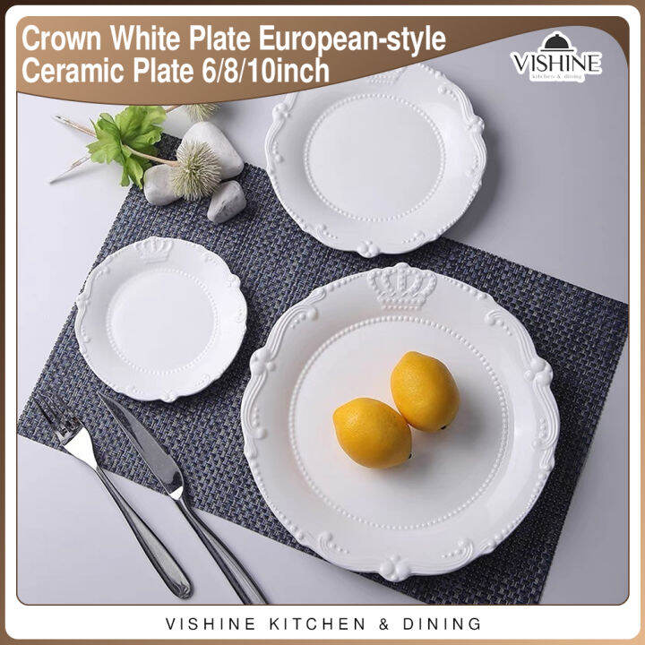 Ceramic Tableware European-style Empress Design Steak Plate Dinner ...