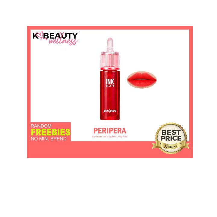 PERIPERA Ink Gelato Tint 3.5g - 001 Lively Red | Lazada PH