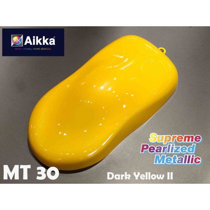 Aikka Supreme Metallic MT30 DARK YELLOW II Cat Kereta Motor Cat Bancuh ...