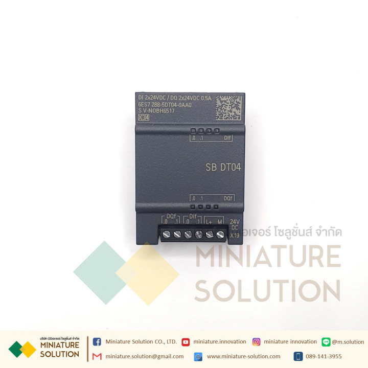 ซีเมนต์ SIMATIC S7-200 SMART PLC CPU SR20 SR30 SR40 ST20 ST30 CR20 SIEMENS analog module (DT04 ...