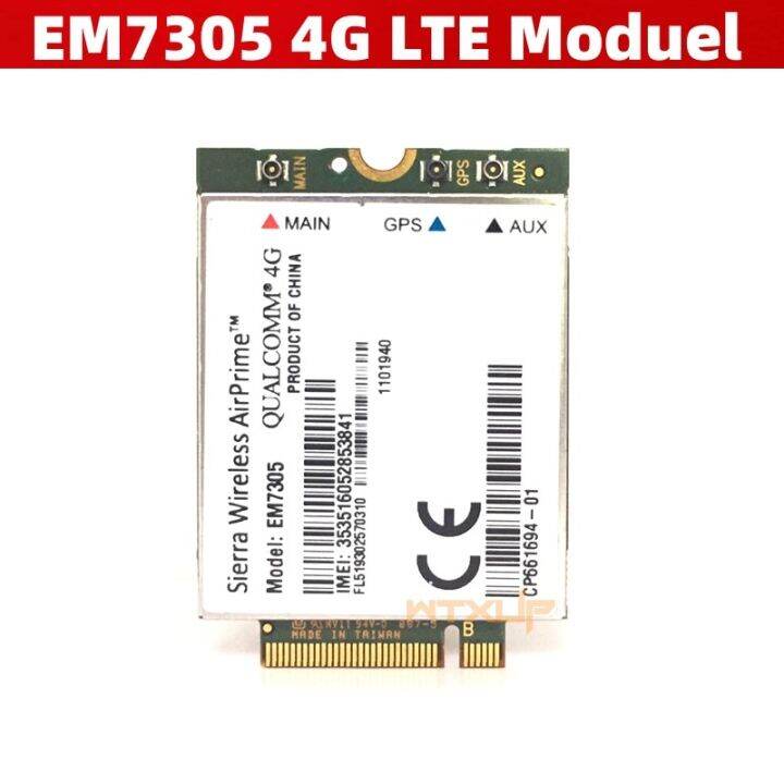 Sierra Wireless EM7305 Embedded Module is an M.2 modem 4G LTE B1 B3 B7 B20 4G FDD NGFF wwan card ...