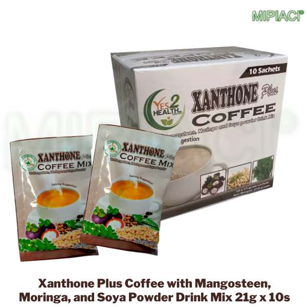 Xanthone Plus Coffee with Mangosteen, Moringa, and Soya Powder Drink ...