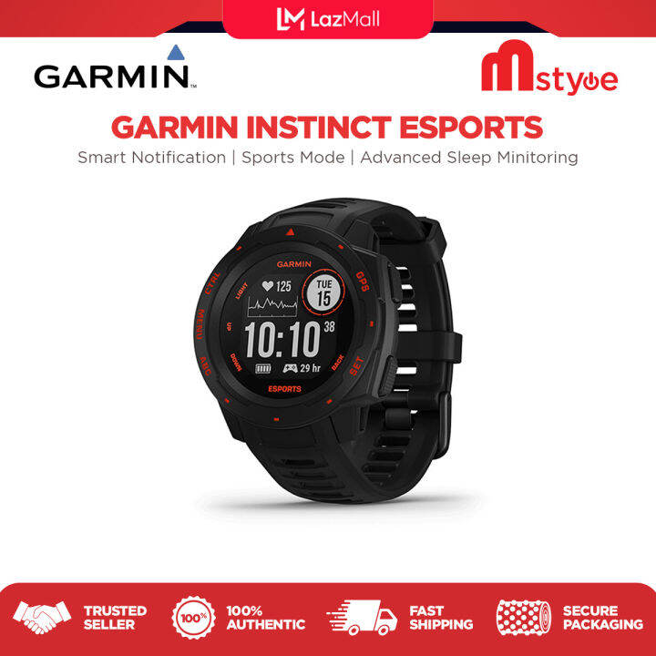 Garmin Instinct Esports Rugged Gps Smartwatch 010 02064 78 Lazada