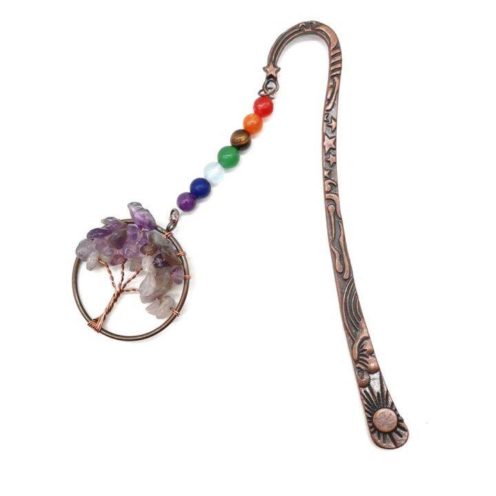 TAADD ที่คั่นหนังสือเหล็กทองแดงโบราณที่สร้างสรรค์ลูกปัดทรงกลมเครื่อง ...