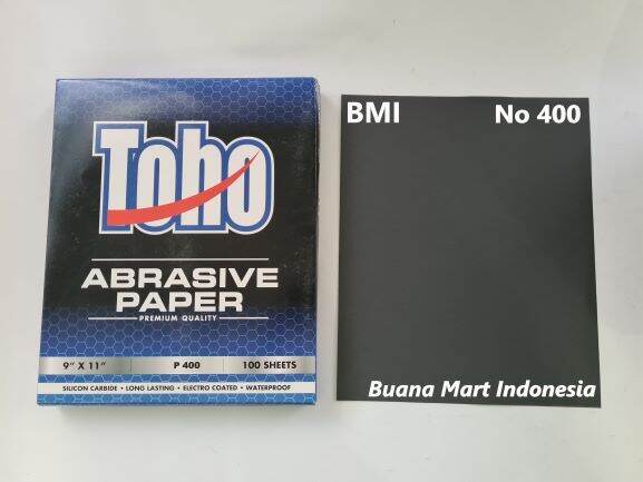 Amplas Duco TOHO No 400 | Amplas Lembar | Amplas Kertas Grit 400 ...