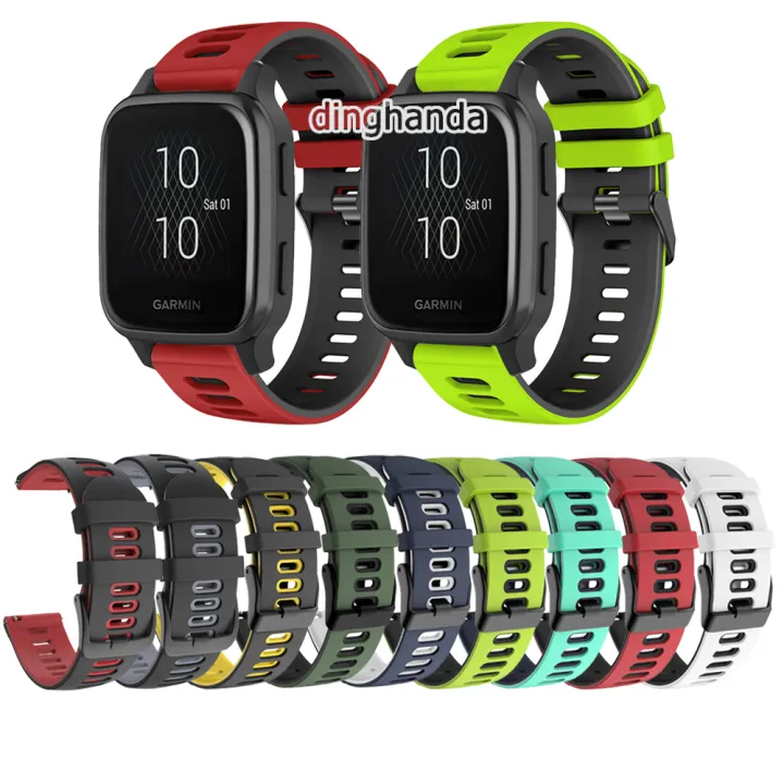 20mm Silicone Strap Replacement Watch Band for Garmin Vivoactive 3 ...
