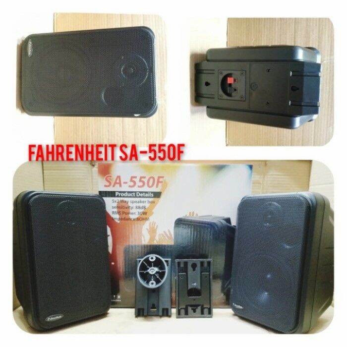 Speaker Pasif Fahrenheit Sa550 F Sepasang 5 Inch 2Way Passive Sa 550 ( Bayar Ditempat ) | Lazada ...