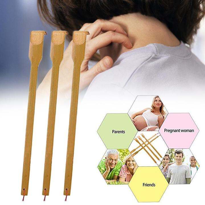 HOLD LIVE 1/3PCS Back Scratcher Massage Tool Bamboo Back Scratcher Tool ...