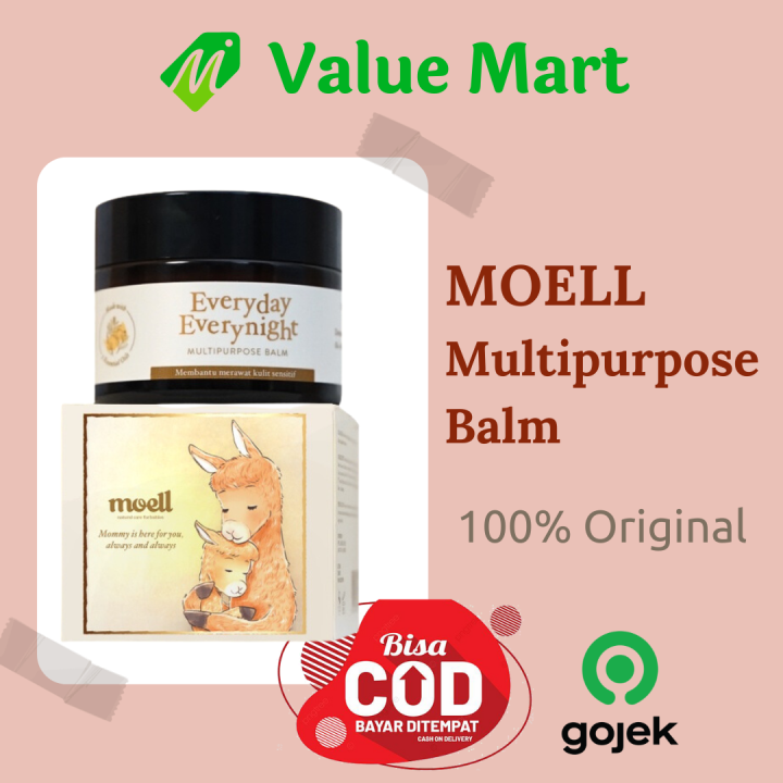 Moell Everyday Everynight Multipurpose Balm 30 gram anti ruam kulit ...
