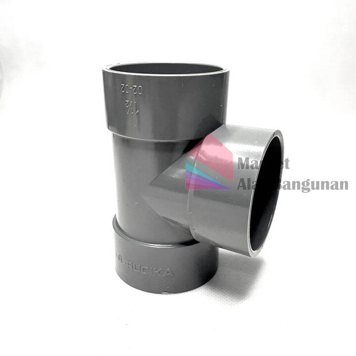 Tee D 1 1/2" PVC RUCIKA / T D 1 1/2 Inci Fitting PVC RUCIKA / Sambungan ...