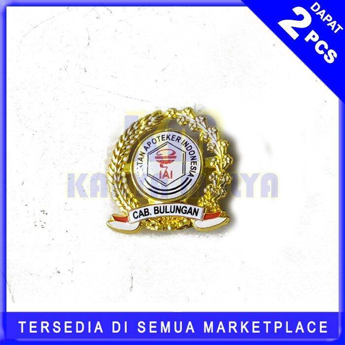 Pin IAI Pin Logo Ikatan Apoteker Indonesia Lencana Pin IAI Daerah ...
