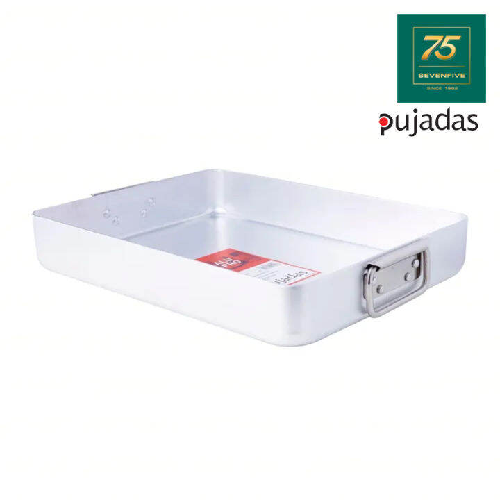 PUJADAS ถาด ถาดอบขน สำหรับเข้าเตาอบ มีหูจับ อลููมิเนียม PUJ1-113.030 ...