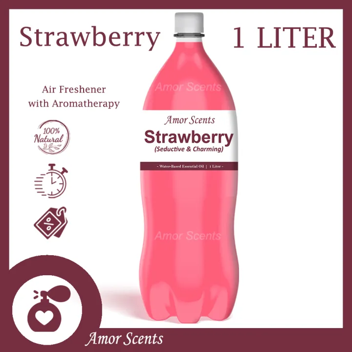 Amor LUSCIOUS STRAWBERRY Fruit Scents 1 Liter water based fragrance ...