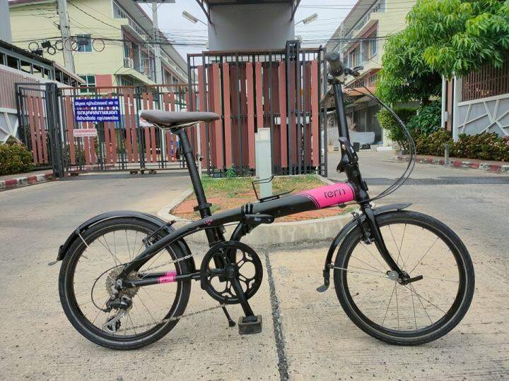 จักรยานพับ Tern link N8 เกียร์ 8 speeds วงล้อ 20 นิ้ว เฟรมอลูมิเนียม สภาพสวย ใหม่ ปั่นดีมาก ดุม ...