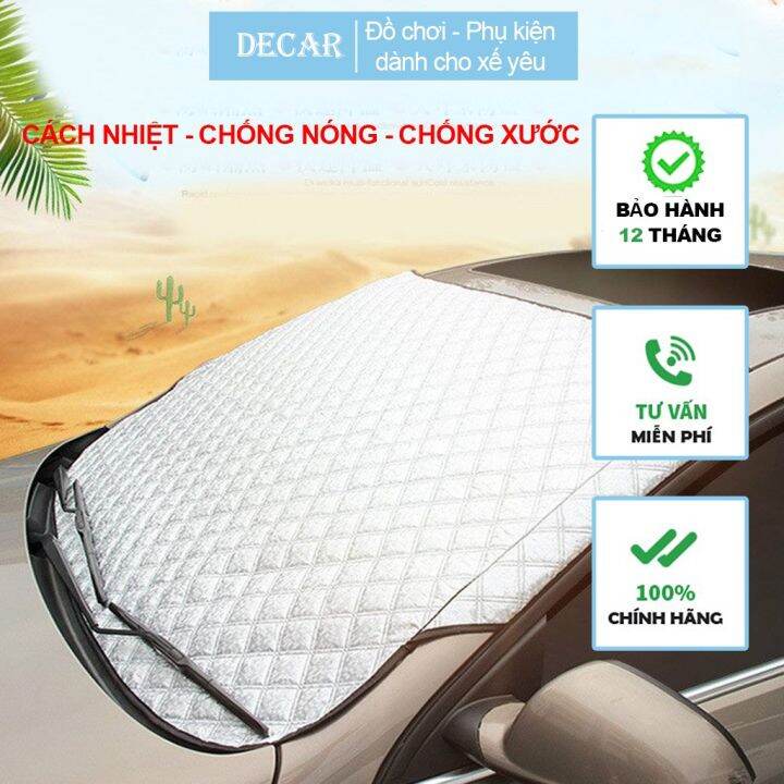 Bạt Che Nắng Kính Lái ô Tô Tấm Che Nắng Mưa Tráng Nhôm 3 Lớp Chống Nóng Cách Nhiệt Cao Cấp Cho