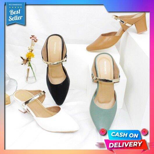 Sandal Heels Wanita Import Haigh Hills Viral Kondangan Heals Cewek ...