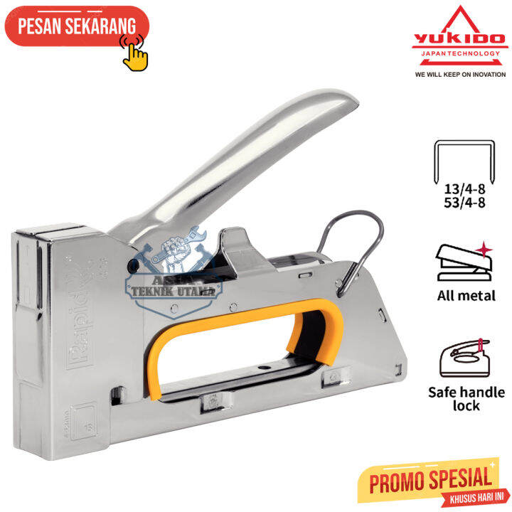 Staples Tembak Ukuran 13/8 5000 Pcs Gun Tacker Stapler Jok Staples dan ...