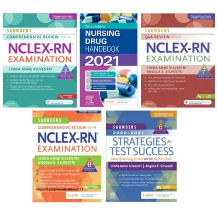Saunders NCLEX RN-Nursing Comprehensive Q A Handbook Set | Lazada PH