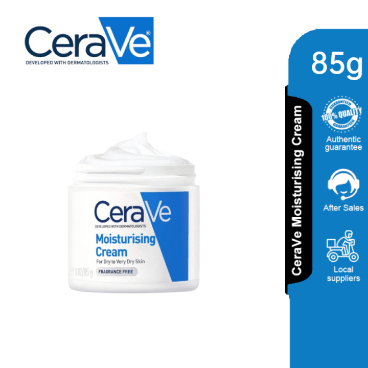 CeraVe Moisturizing Cream Facial Body Moisturizer Baume Hydratant 24 ...