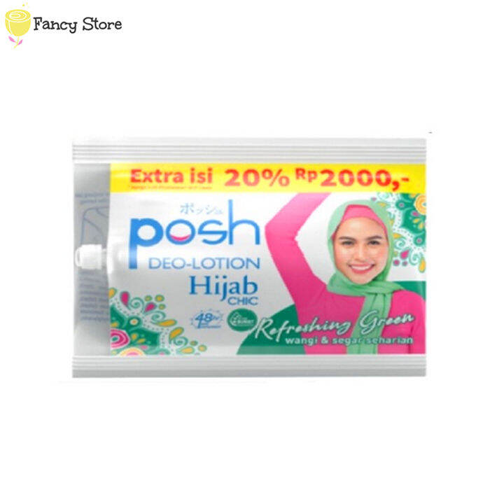 POSH [SACHET] Deodorant Lotion Hijab Refresh Hijau | Lazada Indonesia