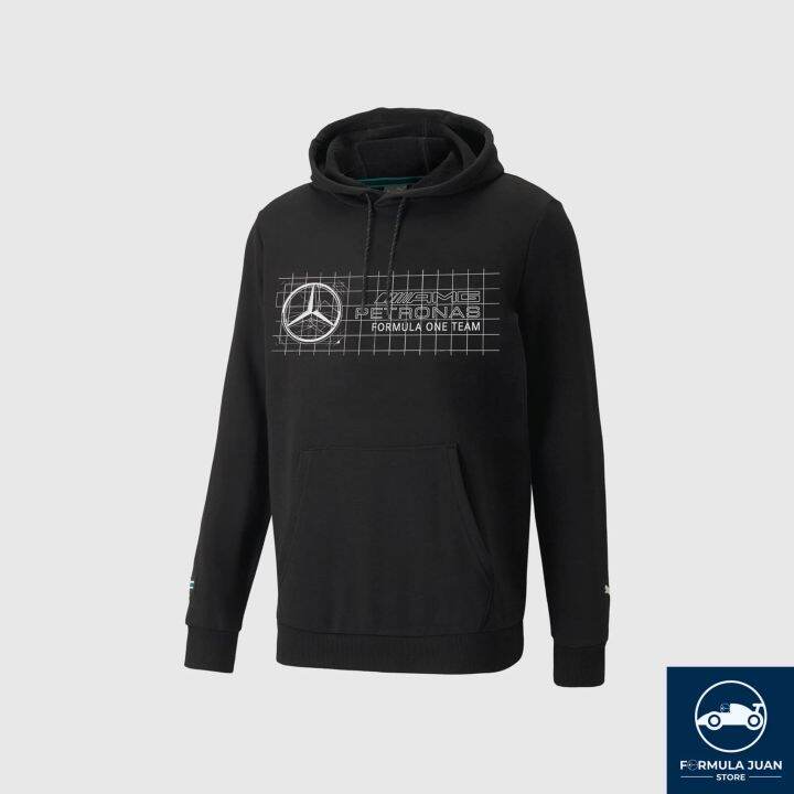 Mercedes-AMG Petronas Lifestyle Hoodie Jacket (Official F1 Merch ...