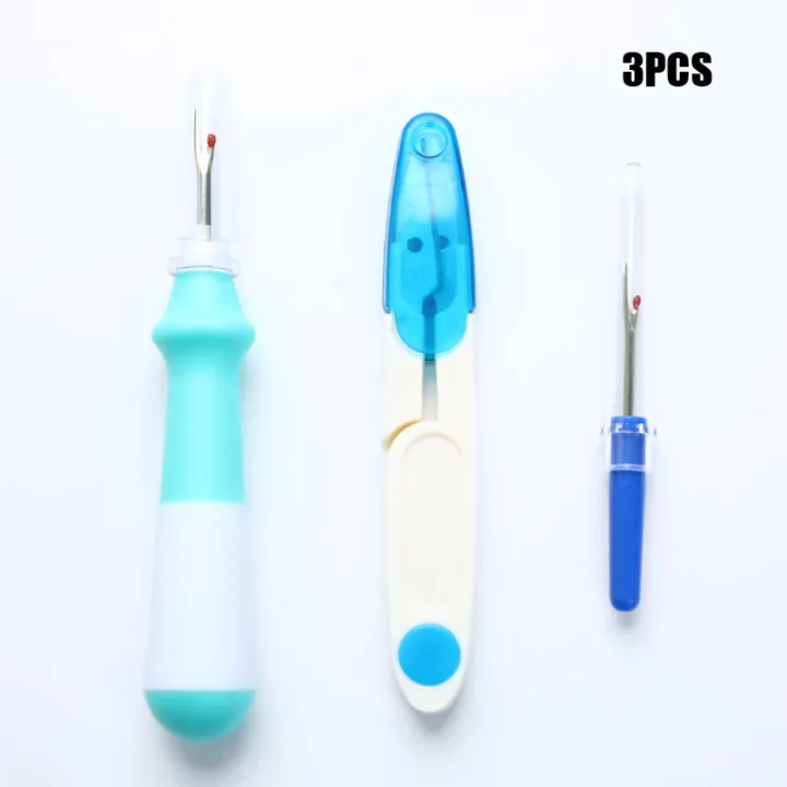 3/5Pc Sewing Seam Ripper Embroidery Thread Remover Stitch Silicone ...