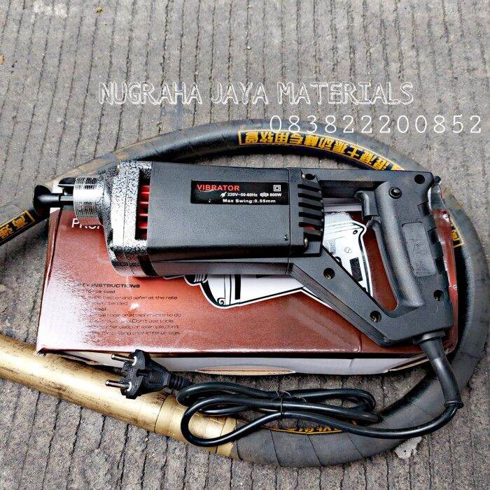 Mesin Pemadat Cor Beton 220 V Mesin VIBRATOR Beton Electric 35 Mm ...