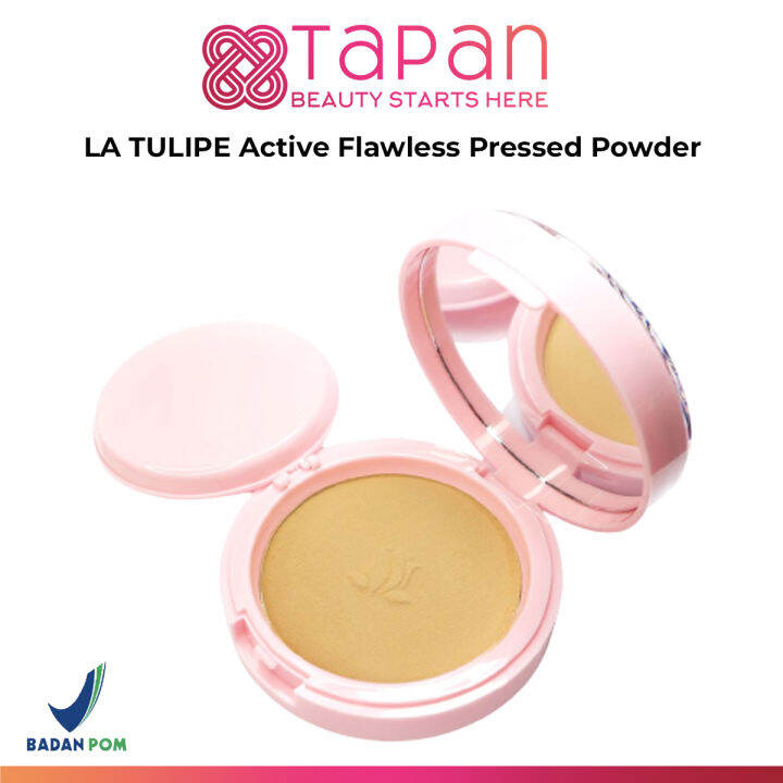 LA TULIPE Active Flawless Pressed Powder | Lazada Indonesia
