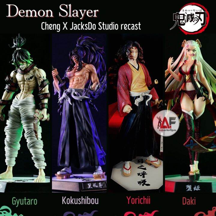 Statue Demon Slayer Villain Daki Gyutaro Kokushibou Muzan Douma Cheng X ...