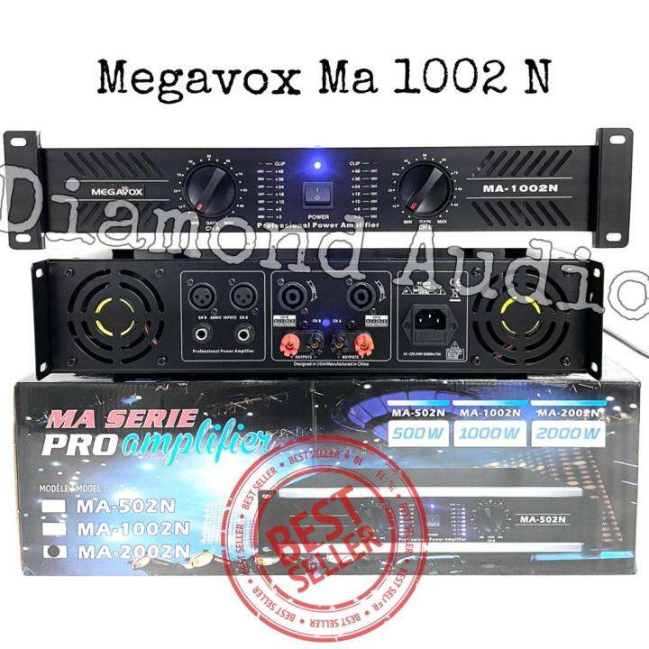 Power Amplifier Megavox MA1002 Original Designed In Usa Ampli MA 1002 ( Bayar Ditempat ...