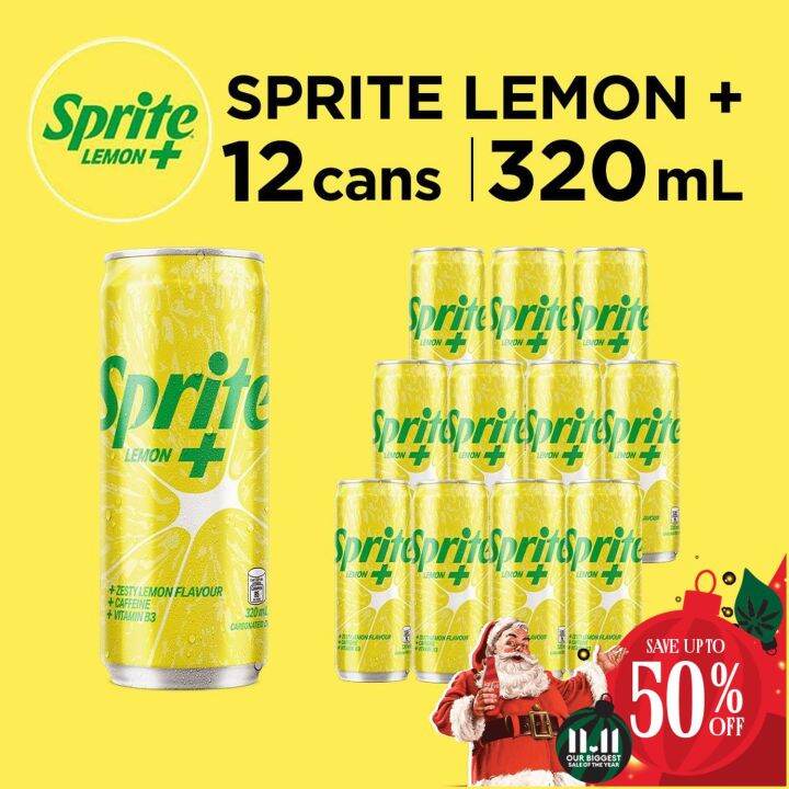 Sprite Lemon+ 320mL - Pack of 12 | Lazada PH