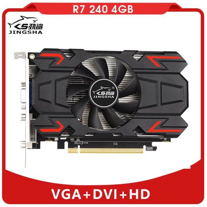 Placa de video R7 240 4GB AMD gpu 128bit DDR5 Graphics Card with HDMI ...