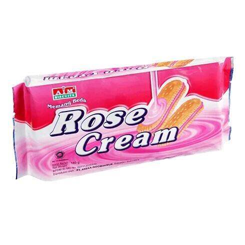 AIM BISCUIT CHOCO CREAM 189 GRAM / AIM BISCUIT ROSE CREAM 180 GRAM ...