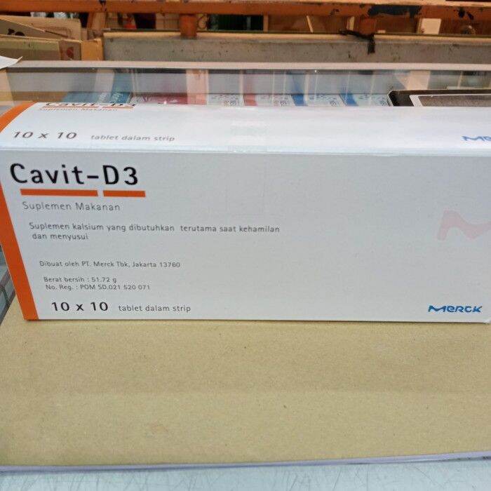 cavit d3 box 100 tablet | Lazada Indonesia