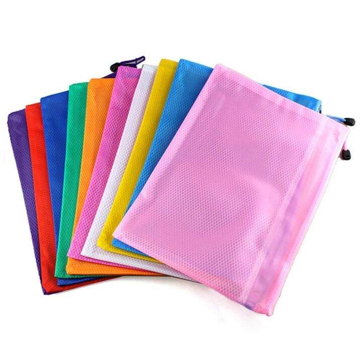 Mesh Envelope with Zipper | Long, A4 | Random Color | Lazada PH