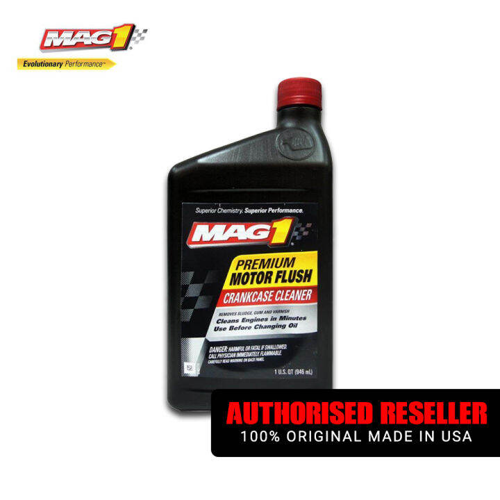 MAG 1 Premium Car Engine / Motor Flush Cleaner Engine Oil Additives 1qt ...